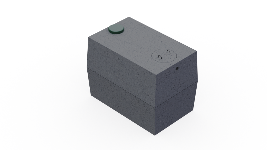 1250 Gallon Septic Tank With Concrete Lid - Bonner Concrete